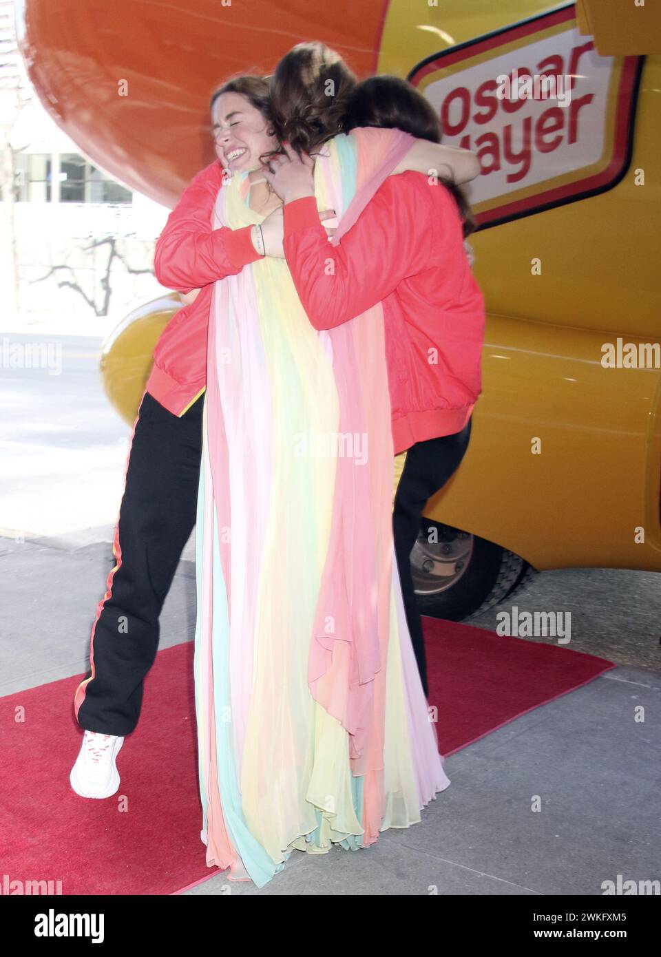 February 20, 2024 Drew Barrymore arriving back to The Drew Barrymore ...