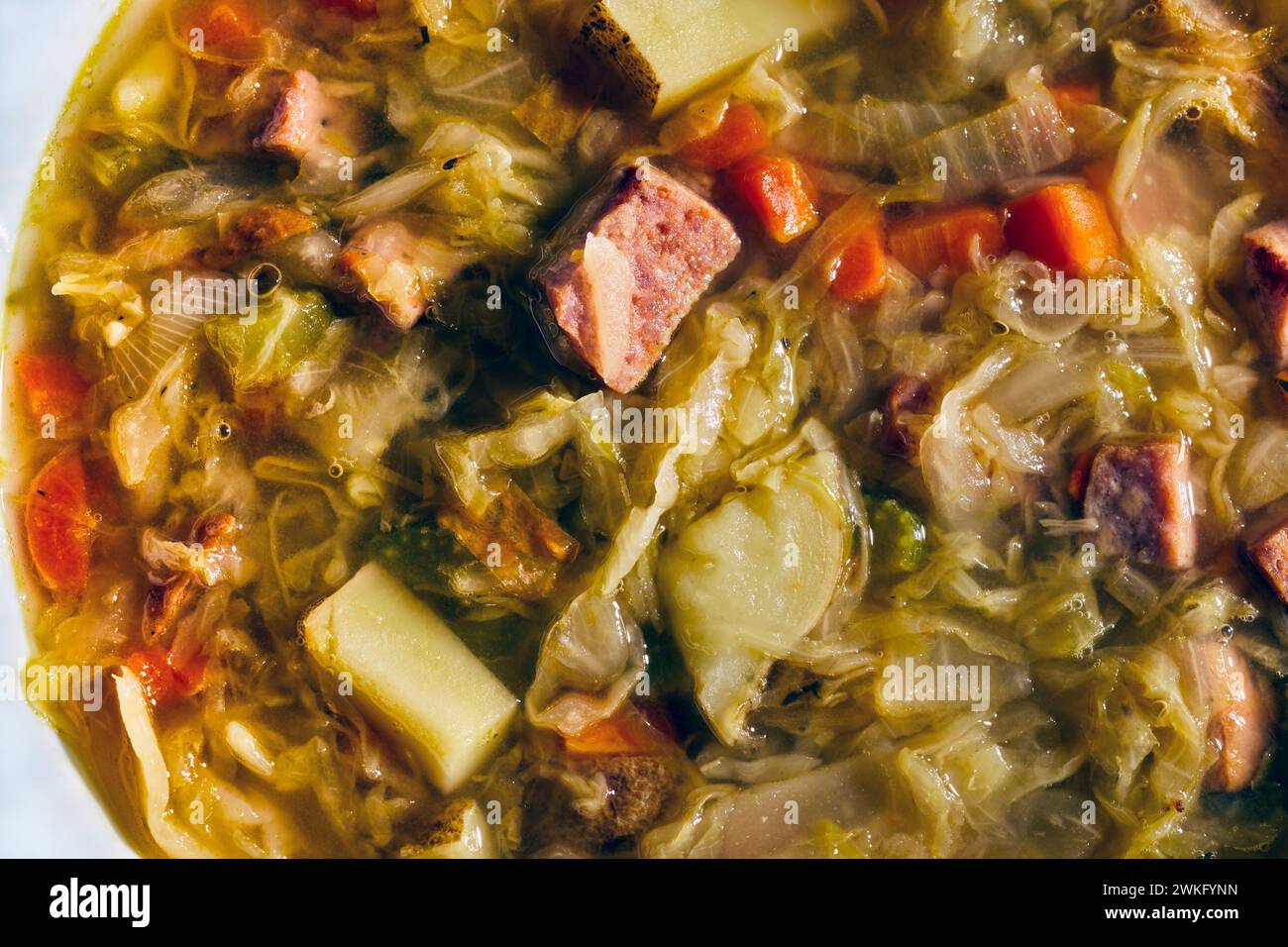 Pennsylvania Dutch Sauerkraut Soup Stock Photo - Alamy