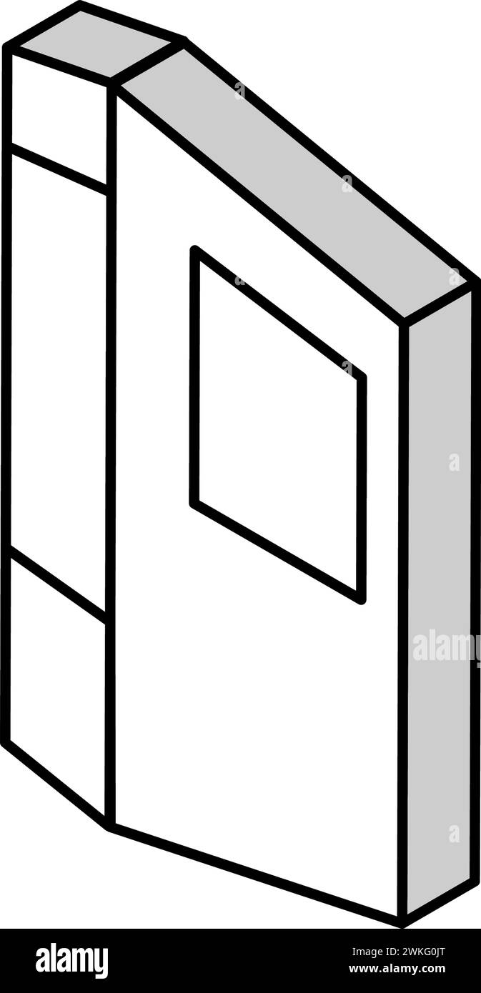 office folder isometric icon vector illustration Stock Vector Image & Art - Alamy