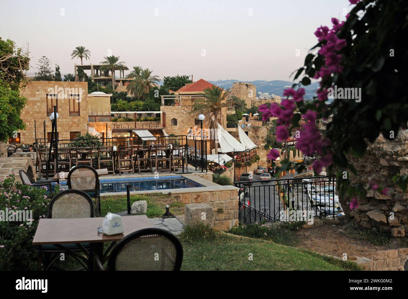 Lebanon:There are many restaurants in the historic, old city Byblos ...