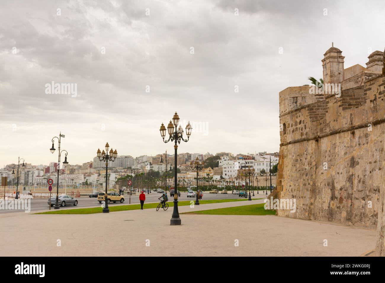 Tangier, Morocco. October 16th, 2022 - Dar el-Baroud tower in the old ...