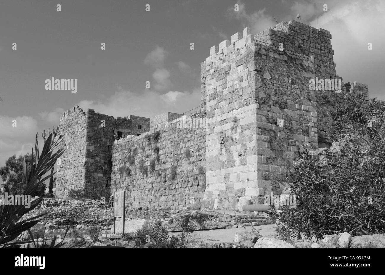 Lebanon: The historic village Byblos with the castle has an old history ...