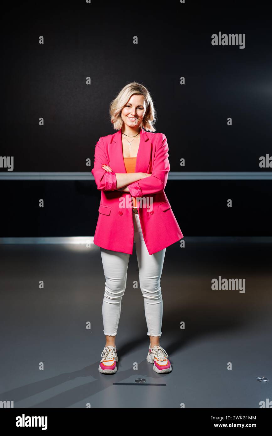 Rust, Germany. 20th Feb, 2024. Tamara Schwab, participant in the final ...