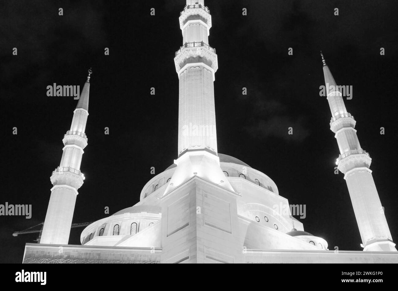 Beirut mosque Black and White Stock Photos & Images - Alamy