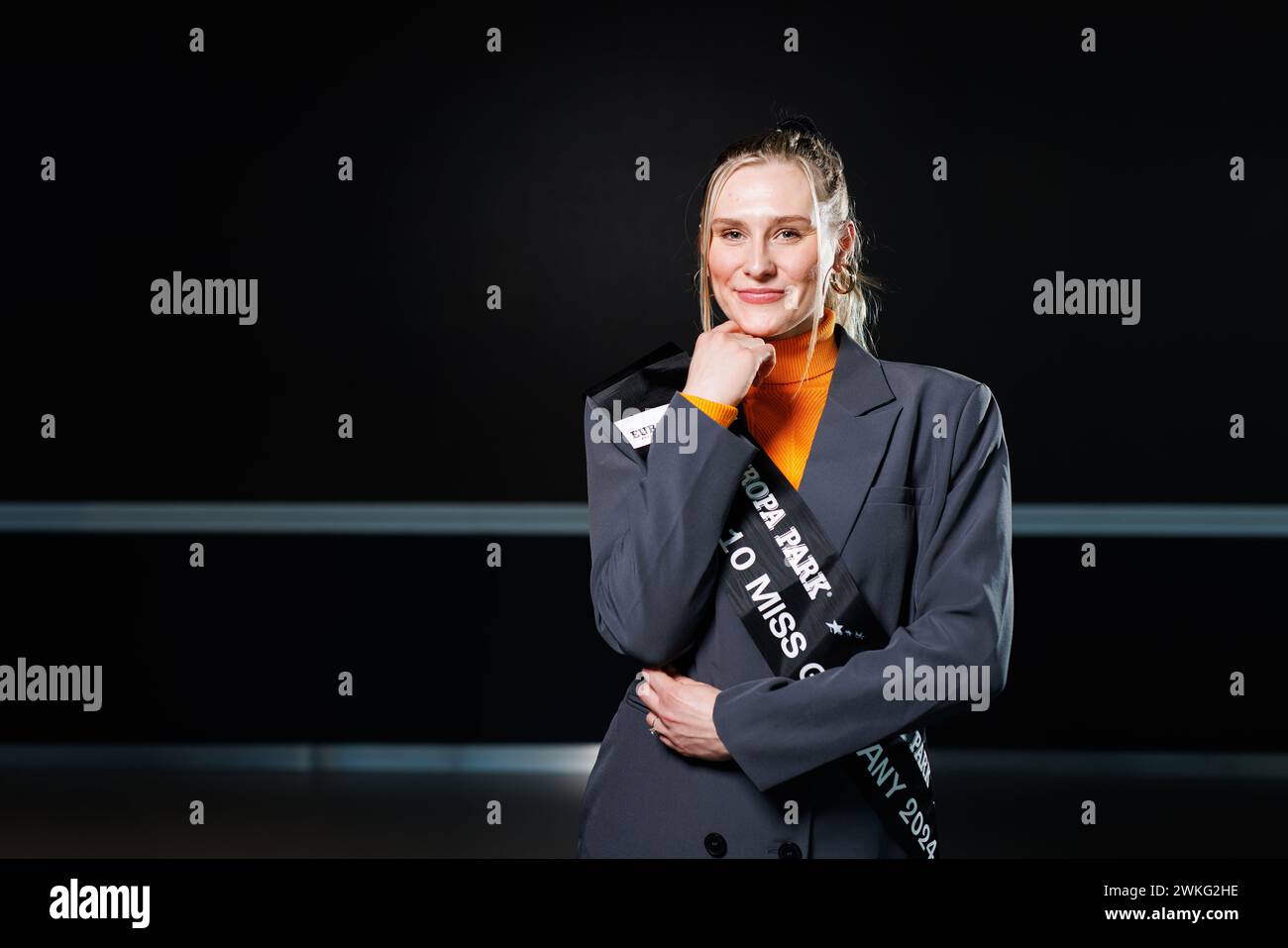 Rust, Germany. 20th Feb, 2024. Christina Modrzejewski, participant in ...