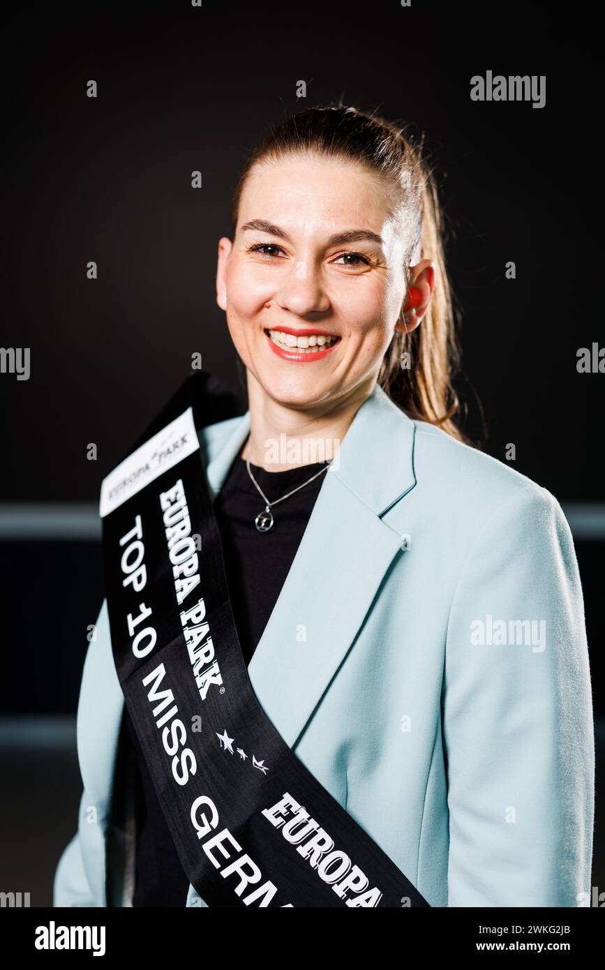 Rust, Germany. 20th Feb, 2024. Julia Schneider, participant in the ...