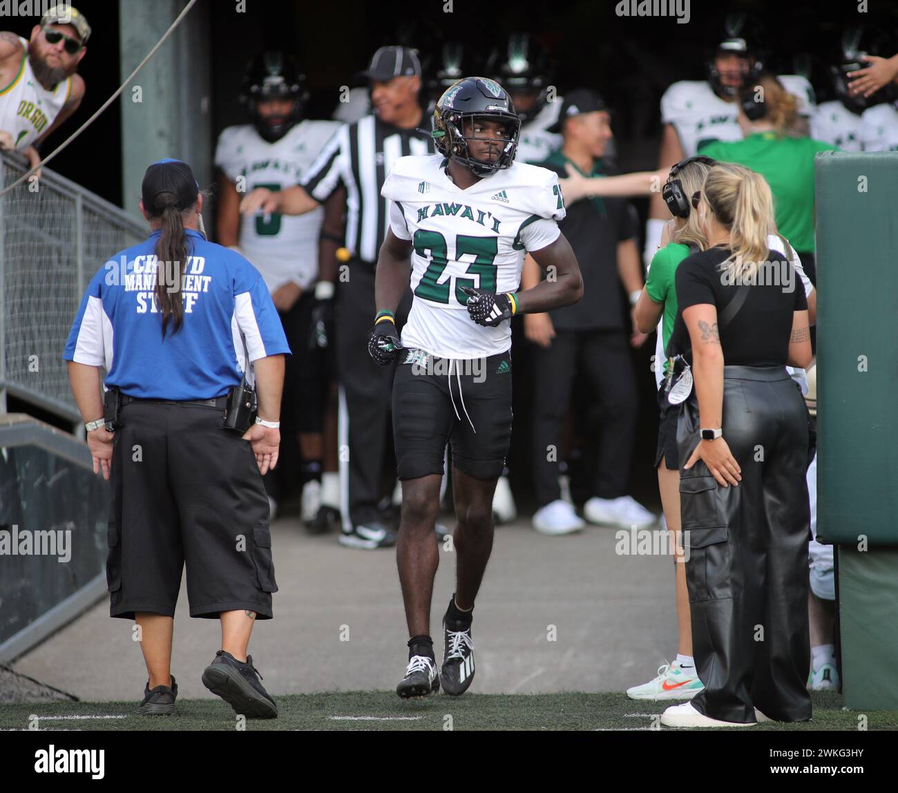 September 16, 2023 - Hawaii Rainbow Warriors defensive back Virdel ...