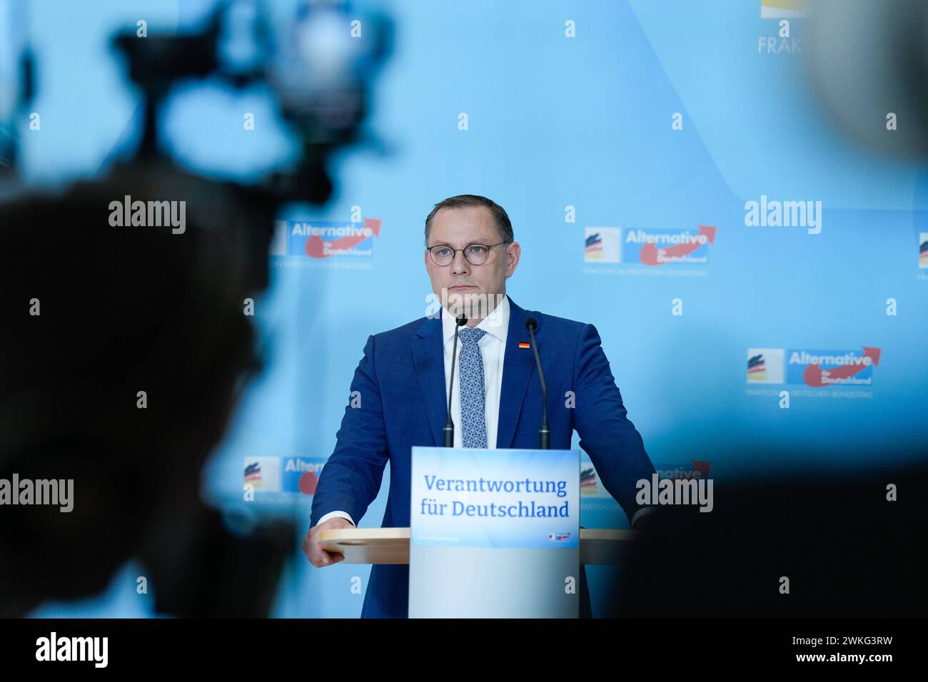 AfD-Bundestagsfraktion, Tino Chrupalla Fraktionssitzung AfD ...