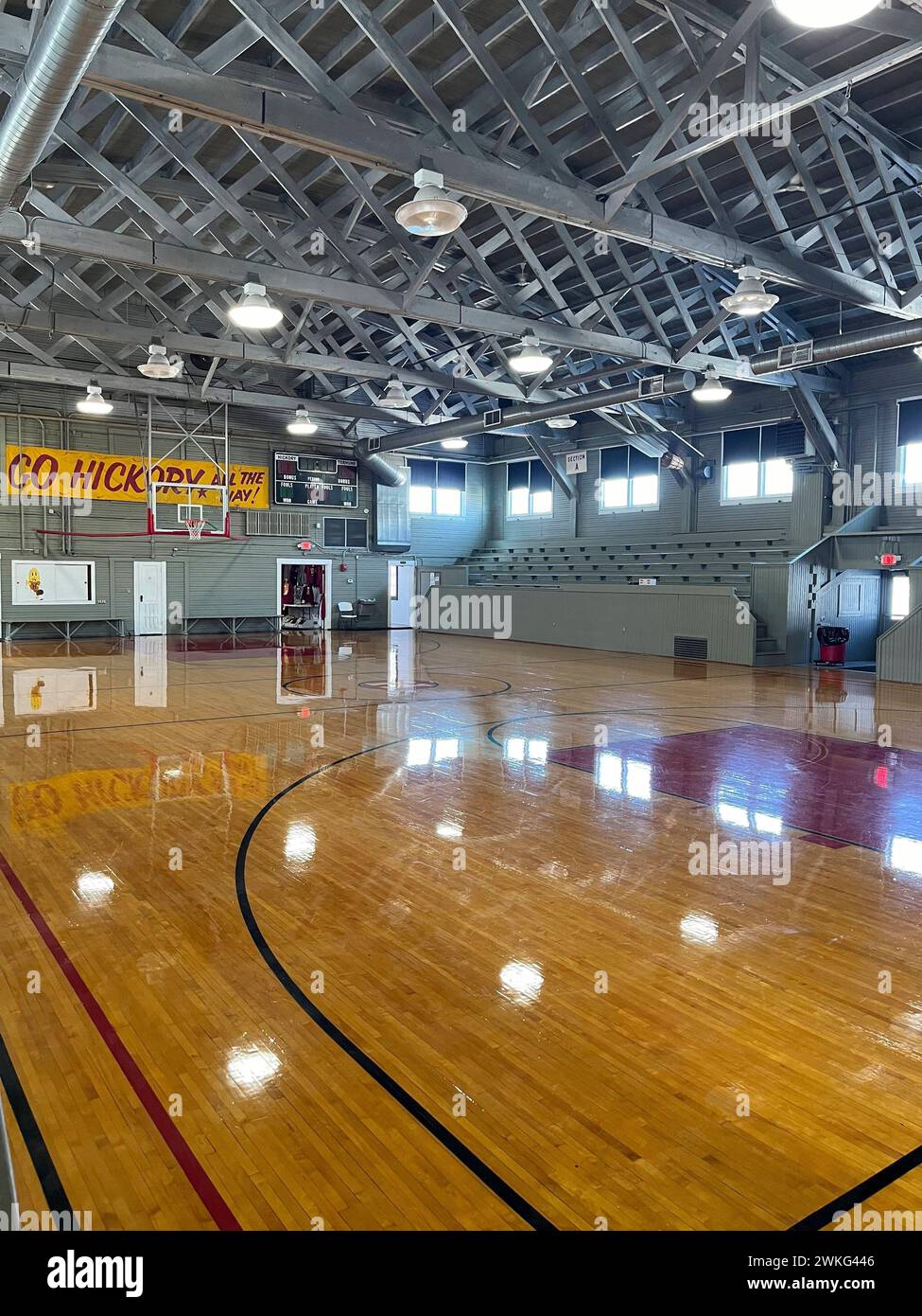 The Hoosier Gym is shown Monday, Feb. 19, 2024, in Knightstown, Ind ...