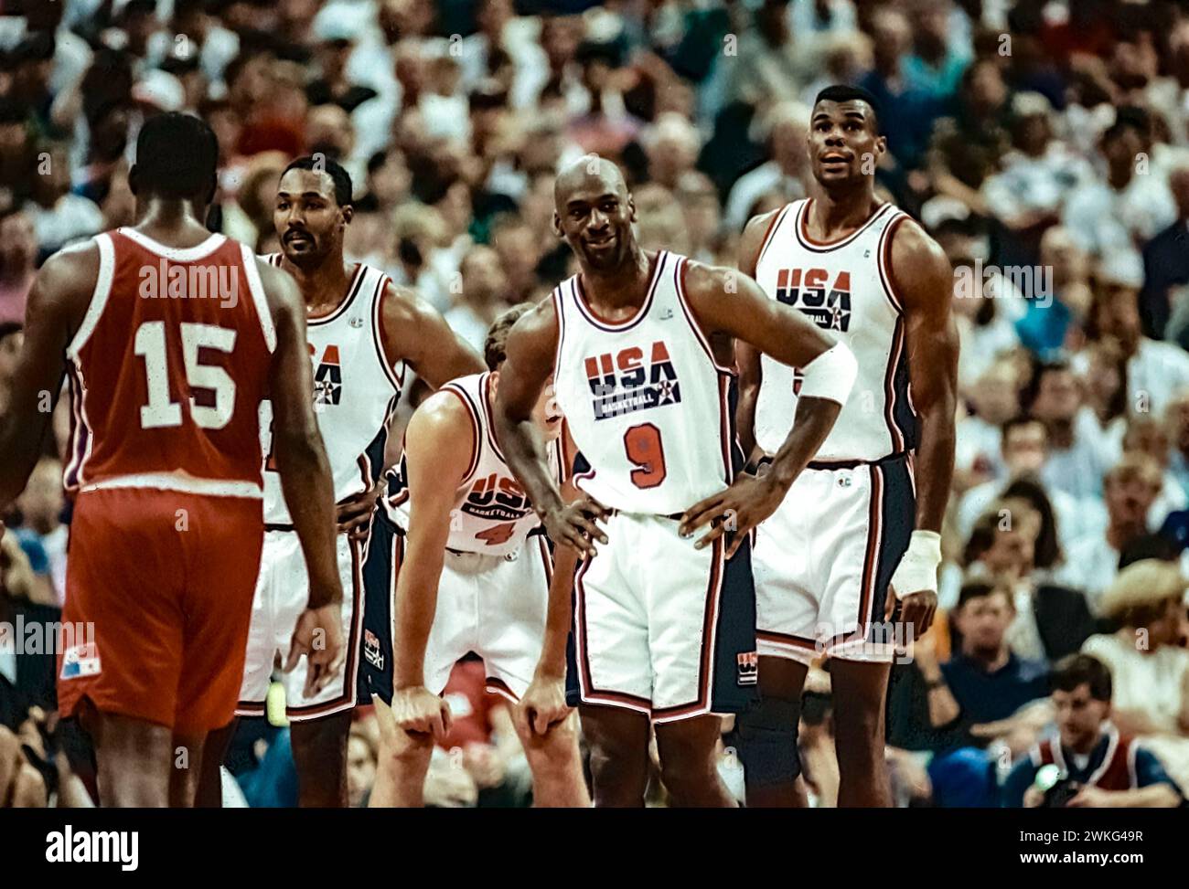 Michael Jordan (USA), 1992 Tournament of the Americas Stock Photo - Alamy