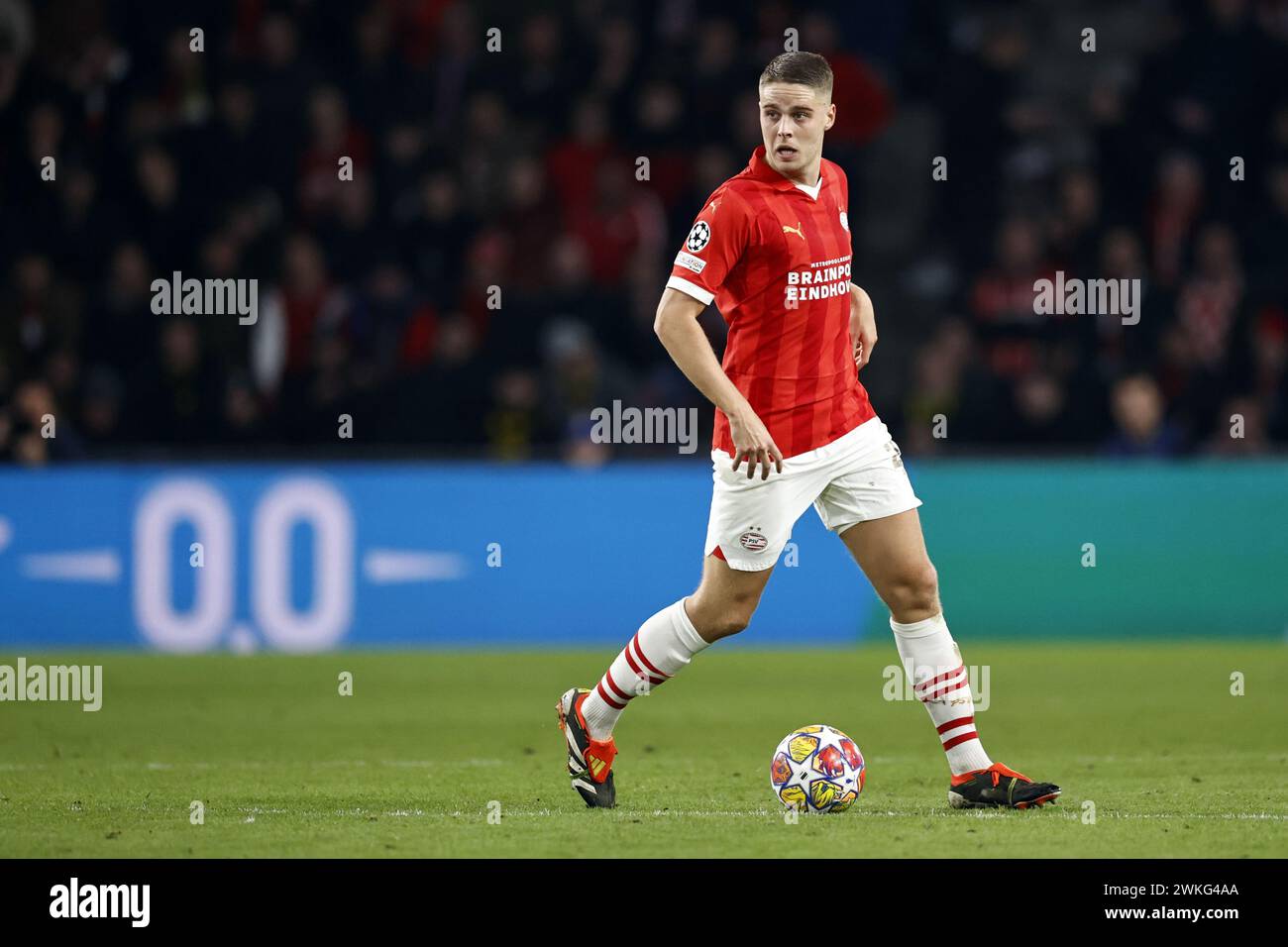 EINDHOVEN - Joey Veerman of PSV Eindhoven during the UEFA Champions ...
