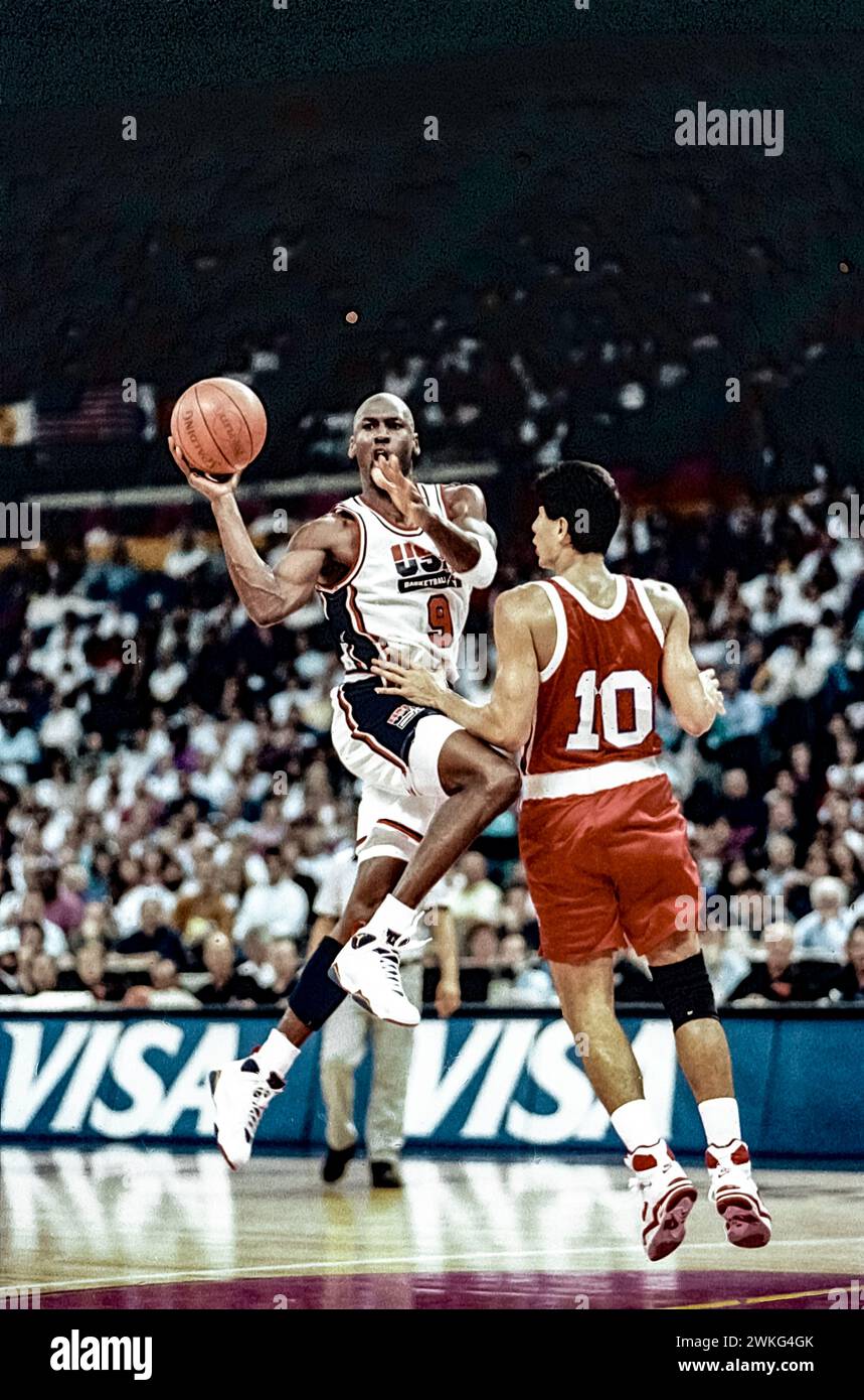 Jordan michael dream team hi-res stock photography and images - Alamy