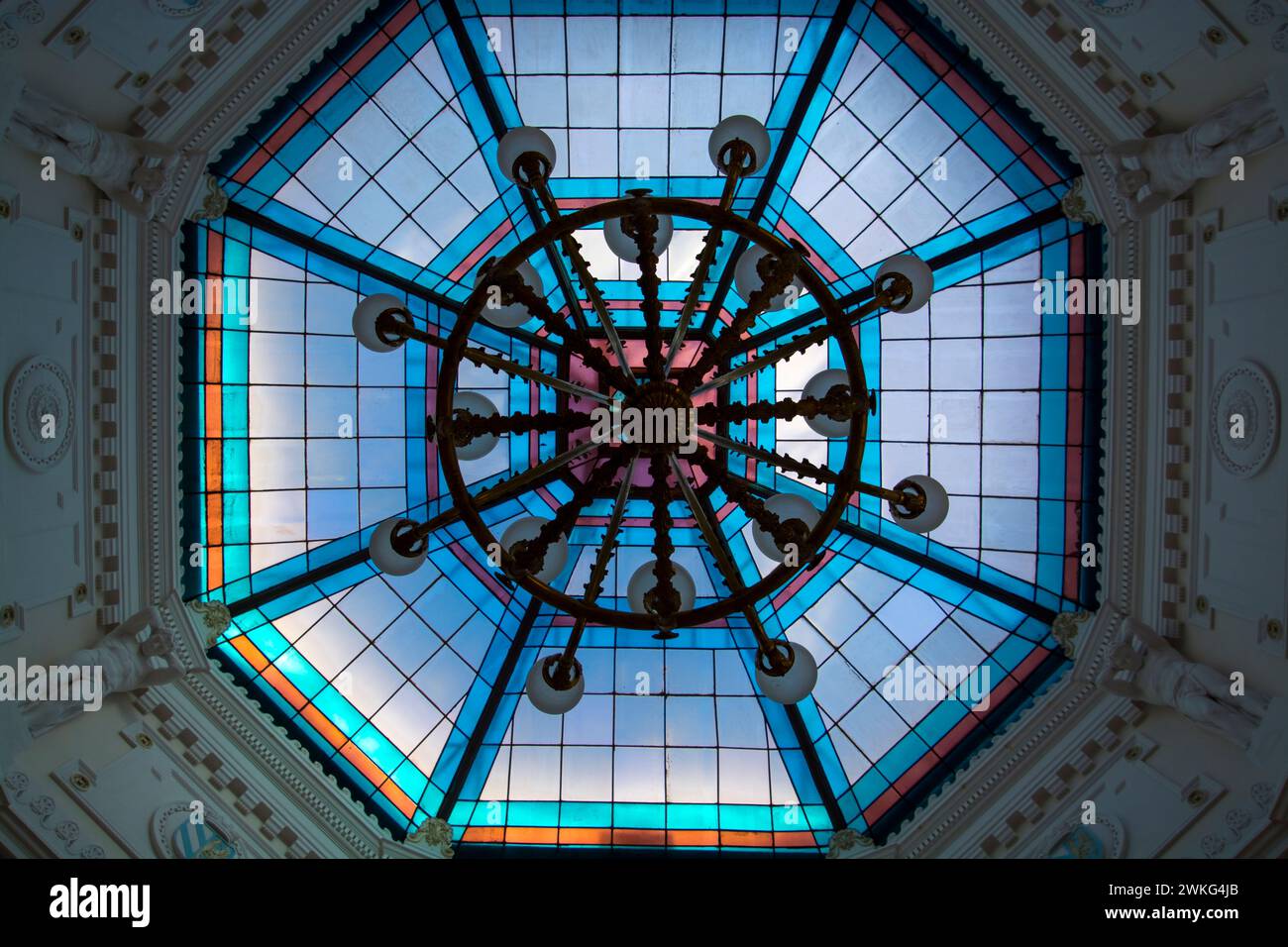 Floor window in the Mora Ferenc Museum in Szeged Stock Photo - Alamy
