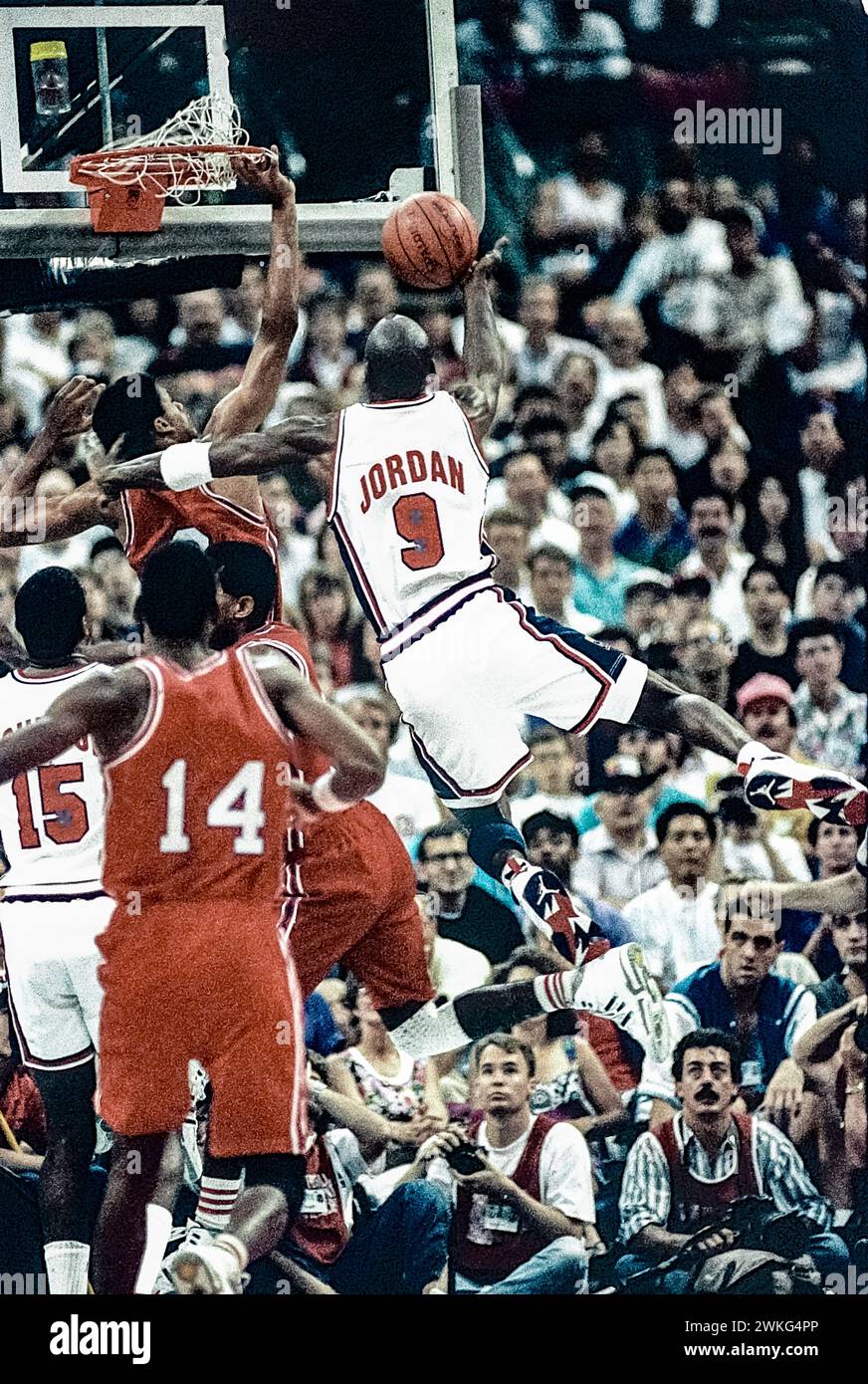 Jordan michael dream team hi-res stock photography and images - Alamy