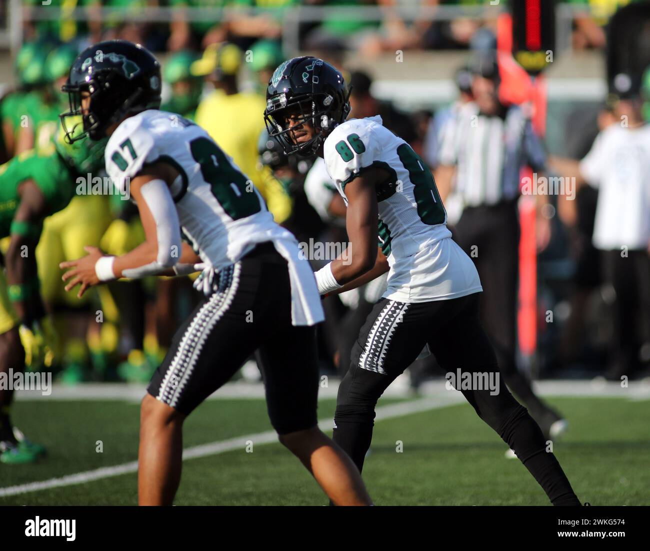 September 16, 2023 - Hawaii Rainbow Warriors wide receiver Pofele ...