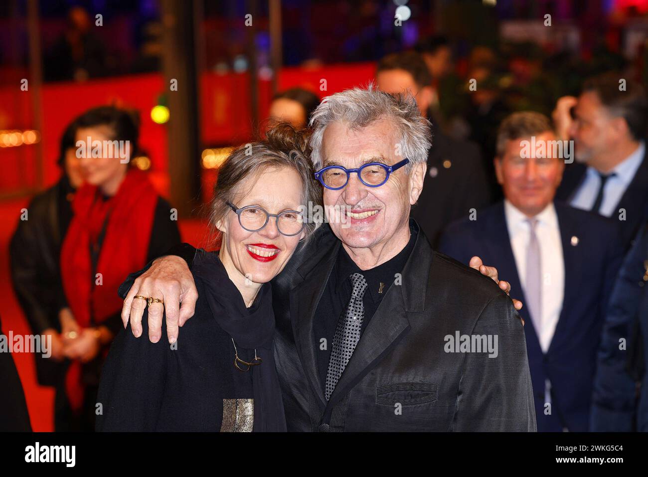 Wim und Donata Wenders bei der Ankunft zur Goldenen Ehrenbaer Gala im ...