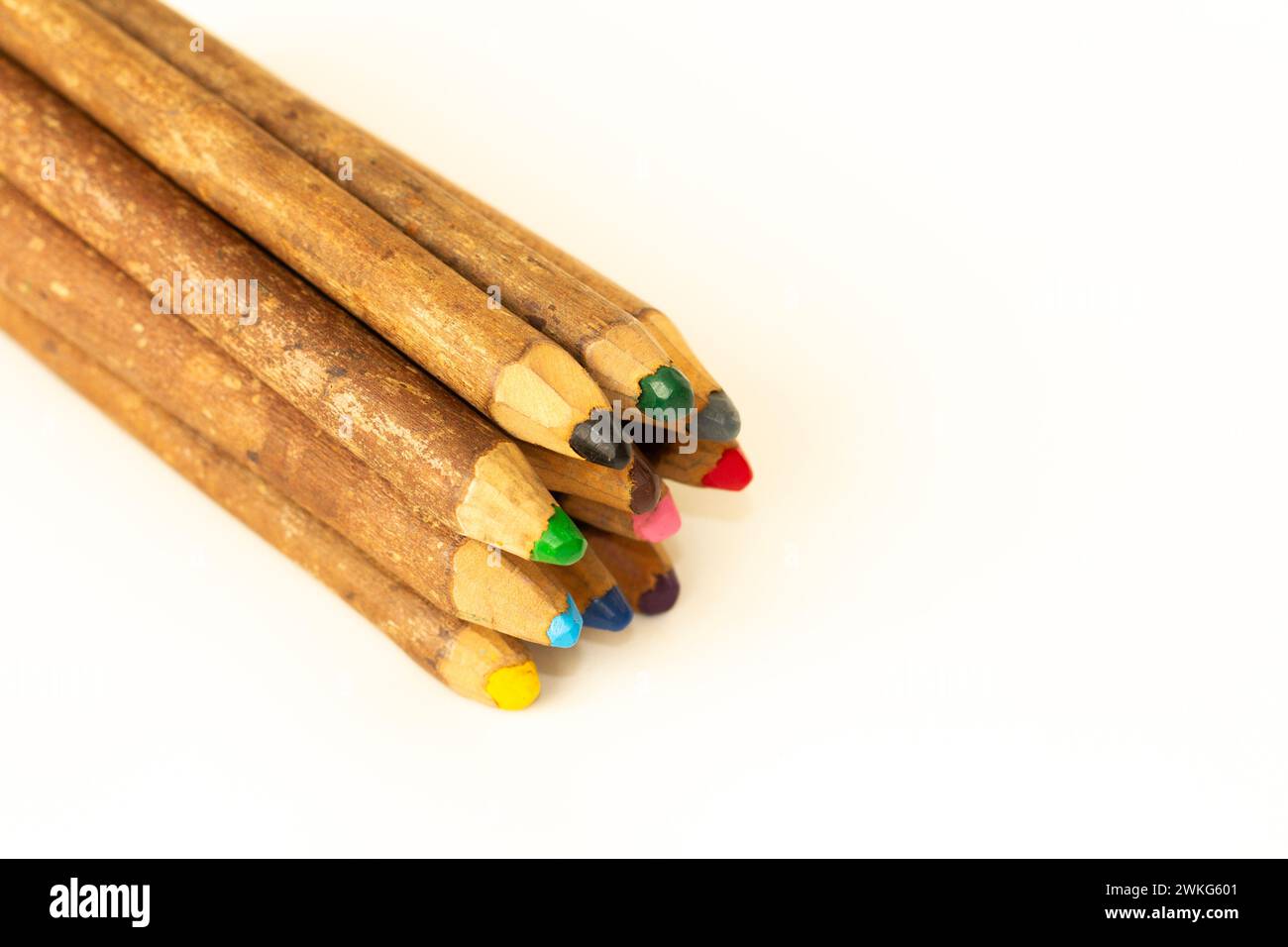 SPECTACULAR AND ADORABLE CRAFTSMANSHIP COLORED CRAYONS RUSTICALLY MADE ...
