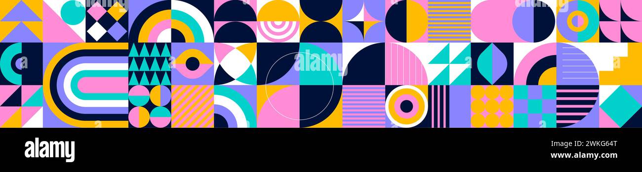 Colorful Abstract Geometric Background. Modern colorful concept design ...