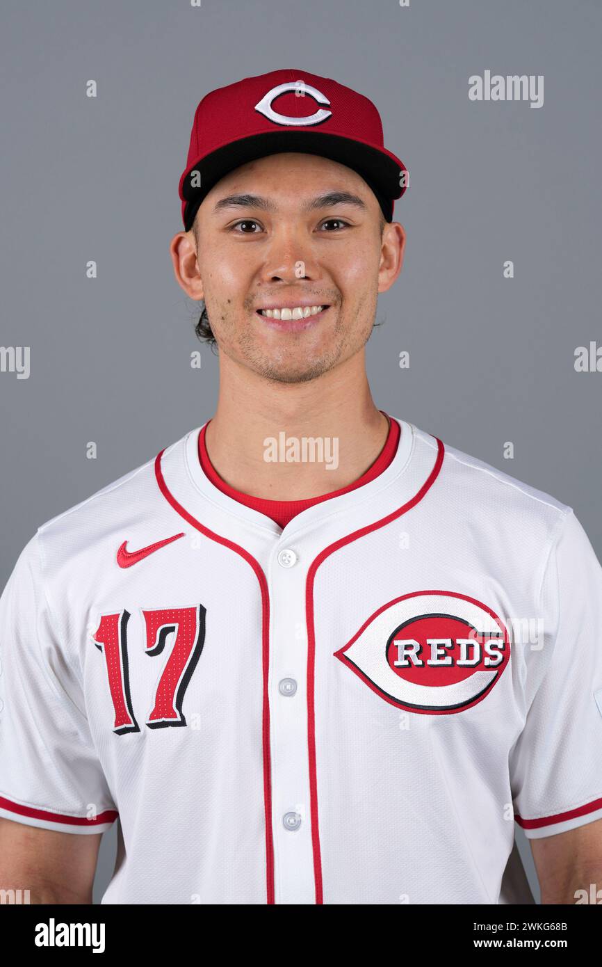 This is a 2024 photo of Stuart Fairchild of the Cincinnati Reds ...