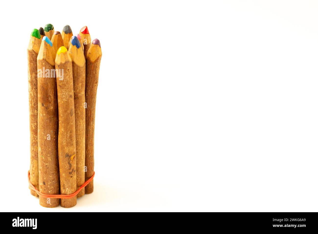 SPECTACULAR AND ADORABLE CRAFTSMANSHIP COLORED CRAYONS RUSTICALLY MADE ...