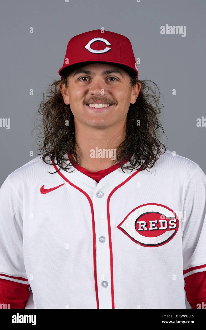 This is a 2024 photo of Rhett Lowder of the Cincinnati Reds baseball ...