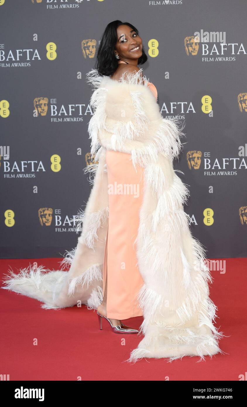 Photo Must Be Credited ©Alpha Press 078237 18/02/2024 Ayo Edebiri at ...