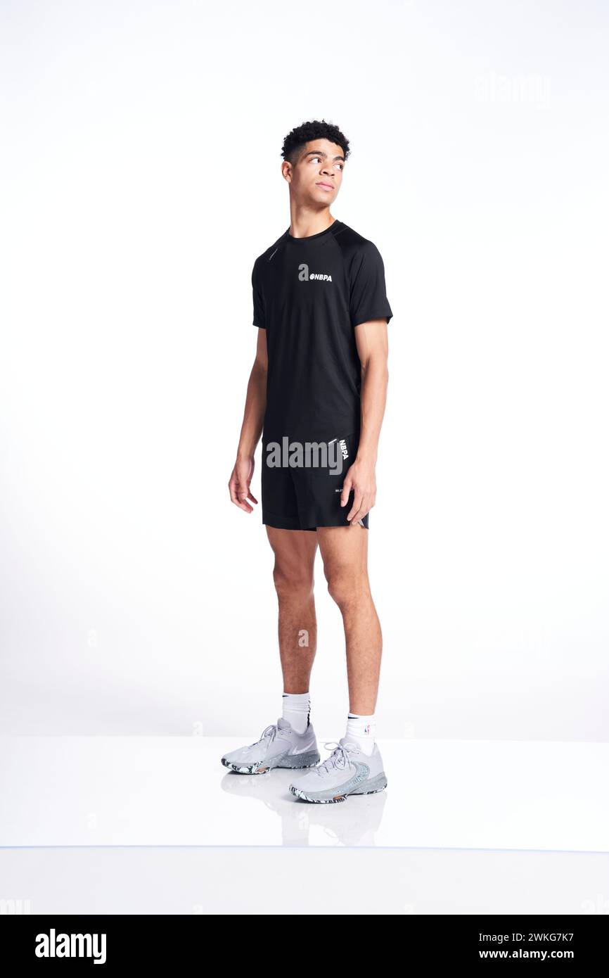 Indiana Pacers guard Ben Sheppard poses for a portrait on July 13, 2023 ...