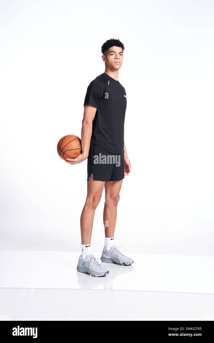 Indiana Pacers guard Ben Sheppard poses for a portrait on July 13, 2023 ...
