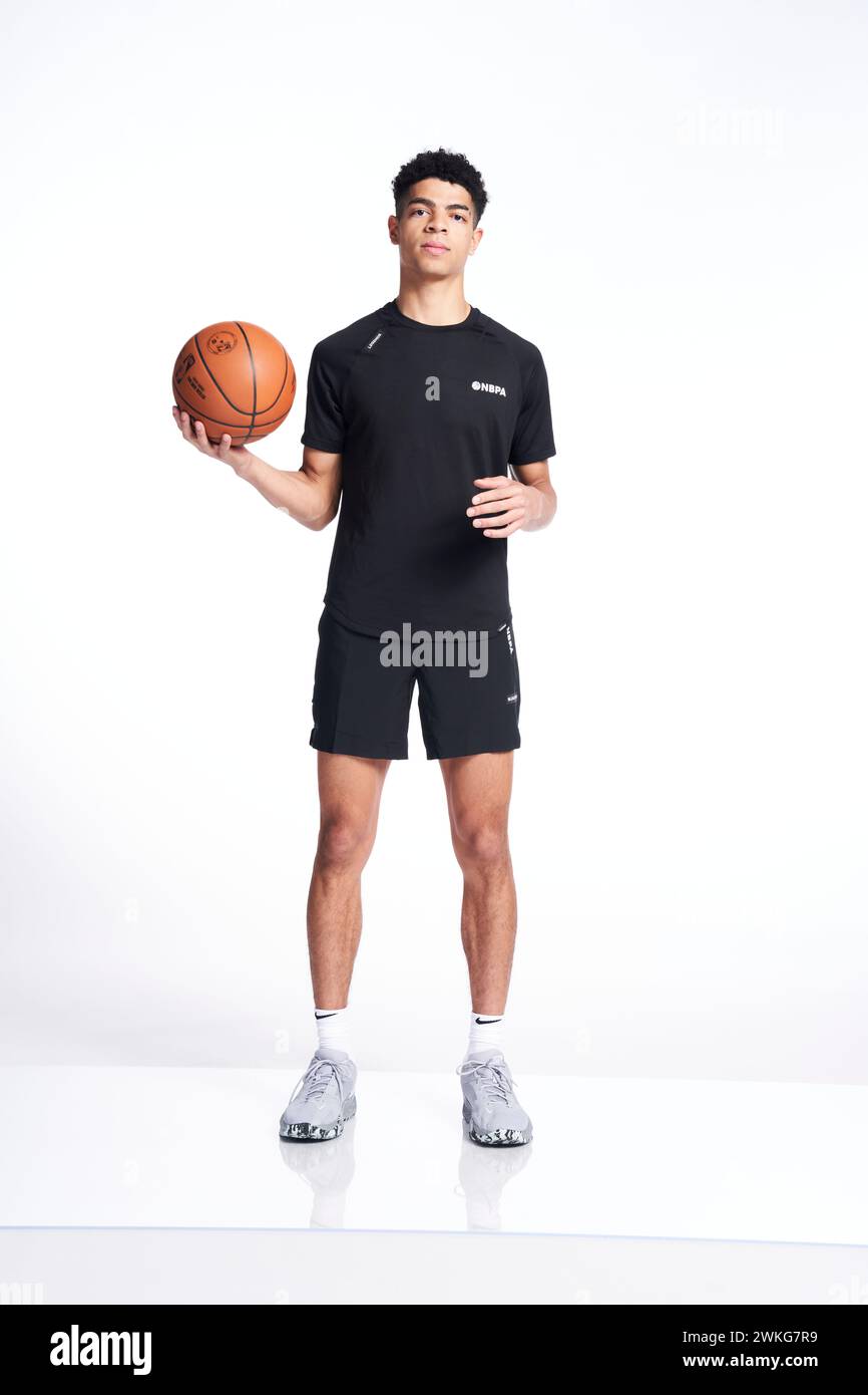 Indiana Pacers guard Ben Sheppard poses for a portrait on July 13, 2023 ...