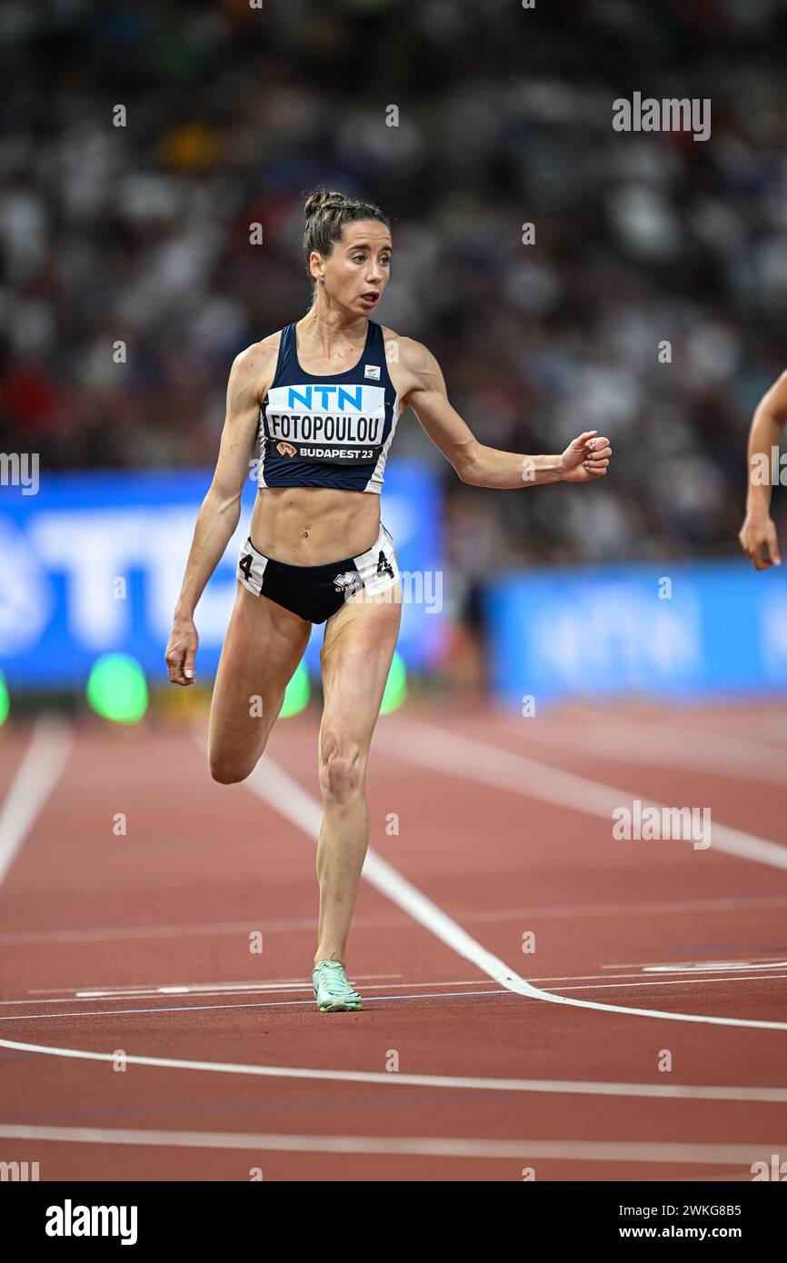 Olivia FOTOPOULOU participating in the 200 meters at the World ...