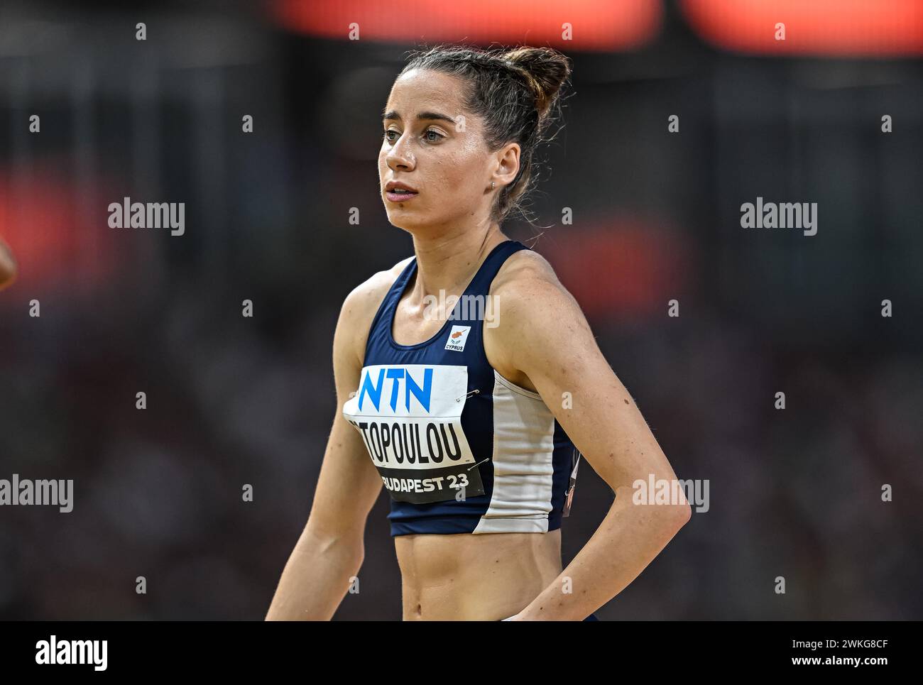 Olivia FOTOPOULOU participating in the 200 meters at the World ...