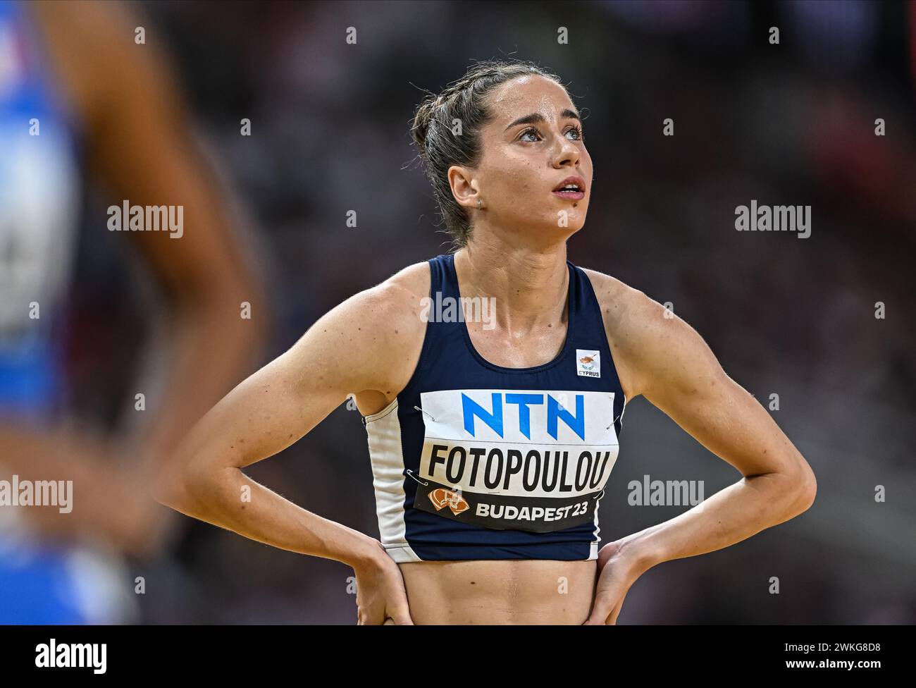 Olivia FOTOPOULOU participating in the 200 meters at the World ...