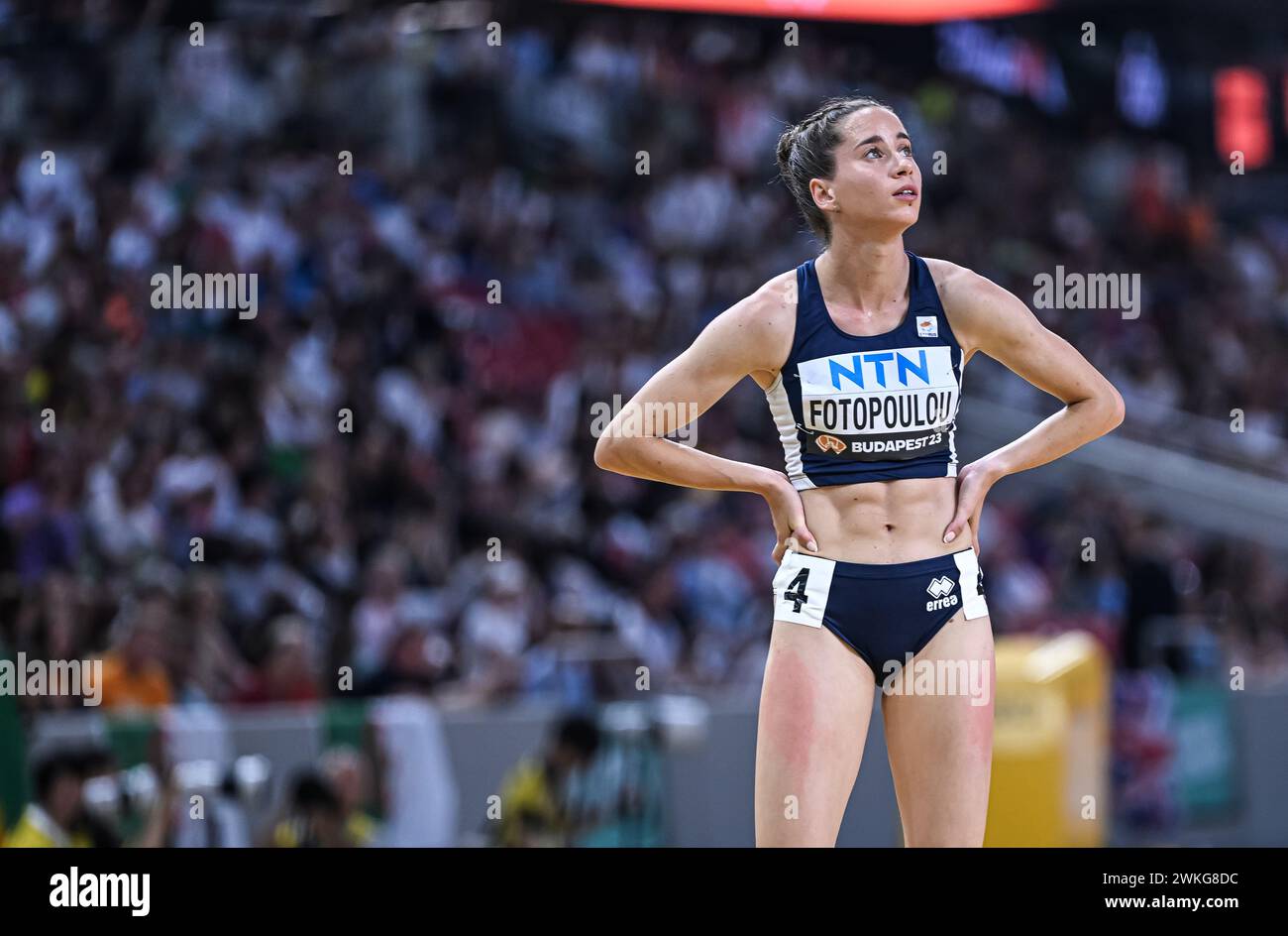 Olivia FOTOPOULOU participating in the 200 meters at the World ...