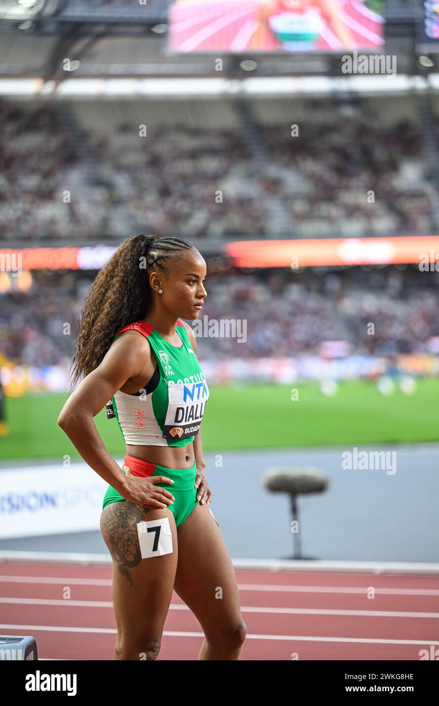 Fatoumata Binta DIALLO participating in the 400 meters hurdles at the ...