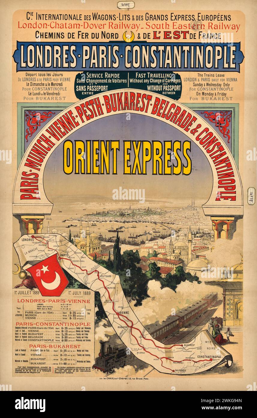 Antique railway map hi-res stock photography and images - Alamy