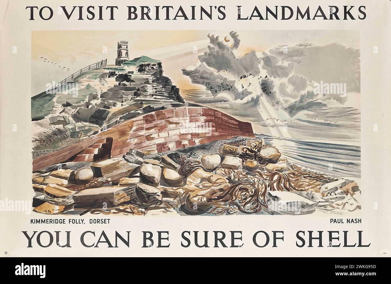 Vintage advertising Poster Part of the Shell Oil Poster Series "To ...