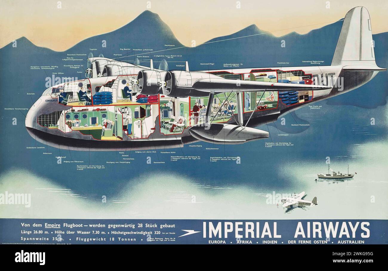 Ad flying boat hi-res stock photography and images - Alamy