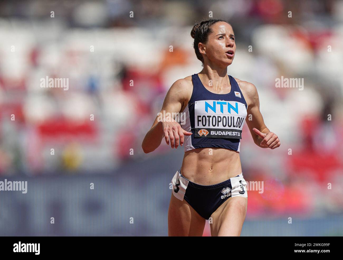 Olivia FOTOPOULOU participating in the 200 meters at the World ...
