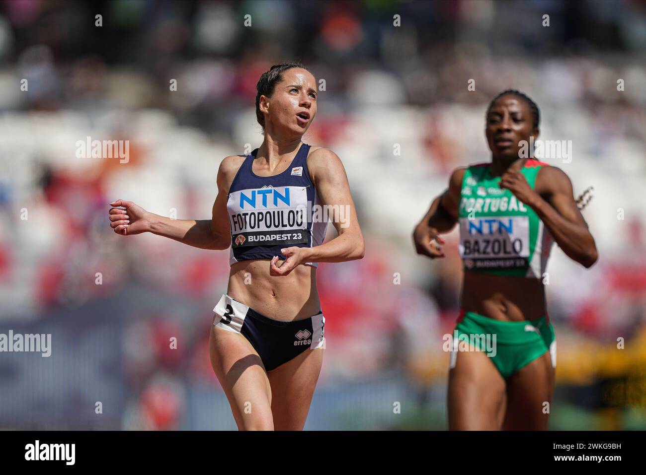 Olivia FOTOPOULOU participating in the 200 meters at the World ...