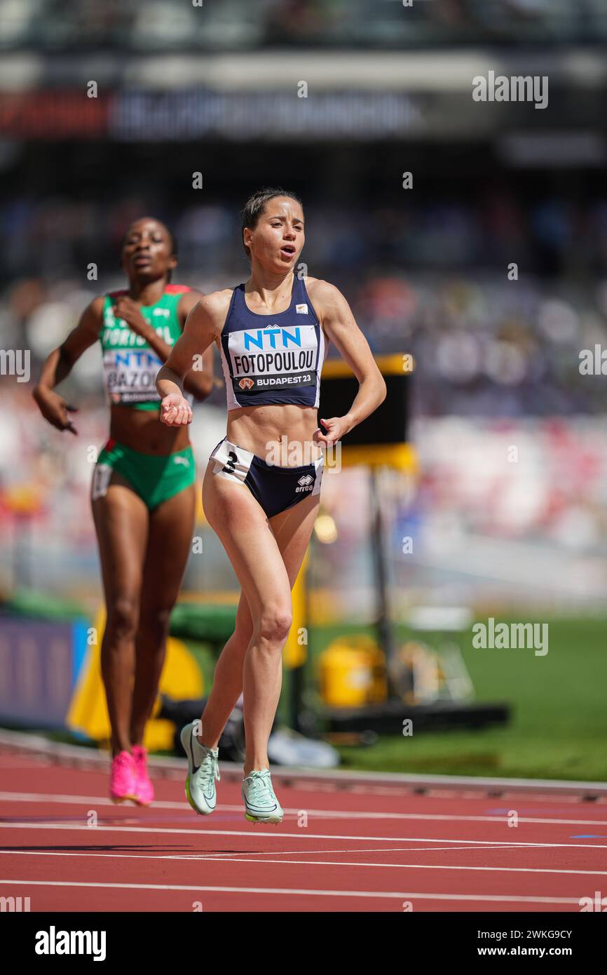 Olivia FOTOPOULOU participating in the 200 meters at the World ...