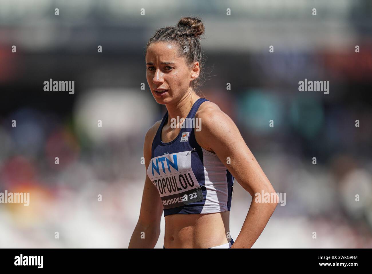 Olivia FOTOPOULOU participating in the 200 meters at the World ...