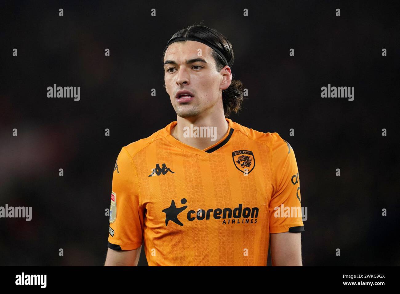Hull City's Jacob Greaves during the Sky Bet Championship match at St ...
