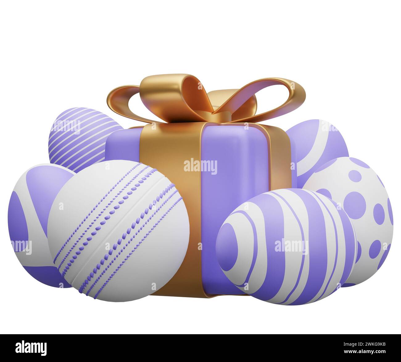 cricket easter gift. 3d render illustration isolated on white ...
