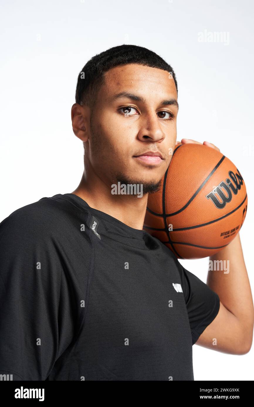 Portland Trail Blazers forward Kris Murray poses for a portrait on July ...