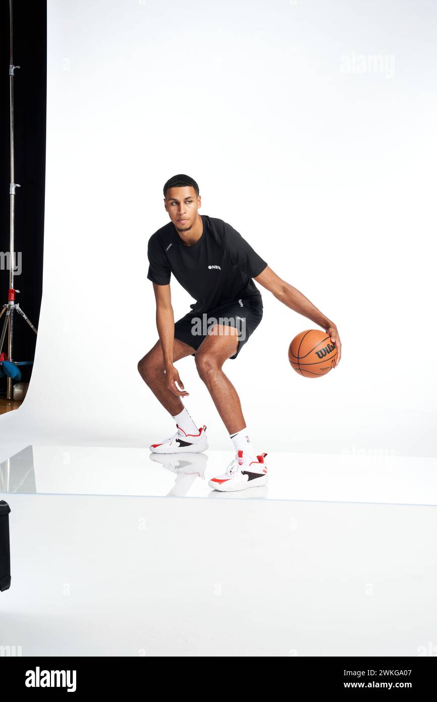 Portland Trail Blazers forward Kris Murray poses for a portrait on July ...