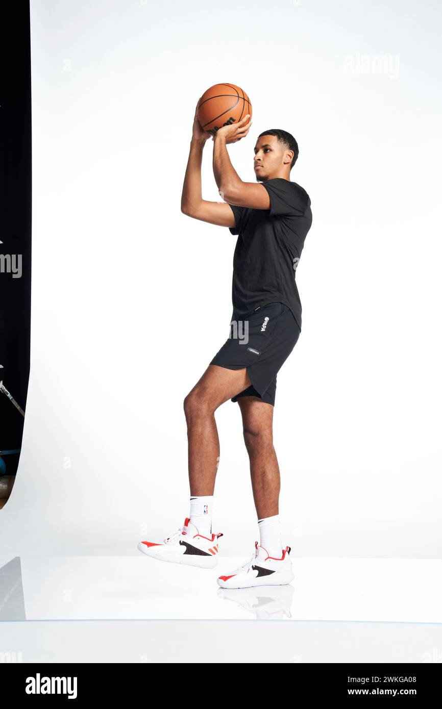 Portland Trail Blazers forward Kris Murray poses for a portrait on July ...