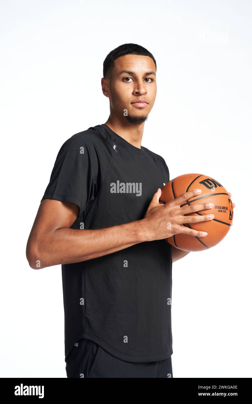 Portland Trail Blazers forward Kris Murray poses for a portrait on July ...