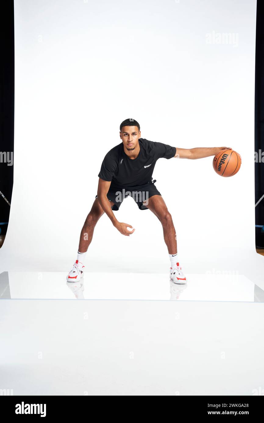 Portland Trail Blazers forward Kris Murray poses for a portrait on July ...