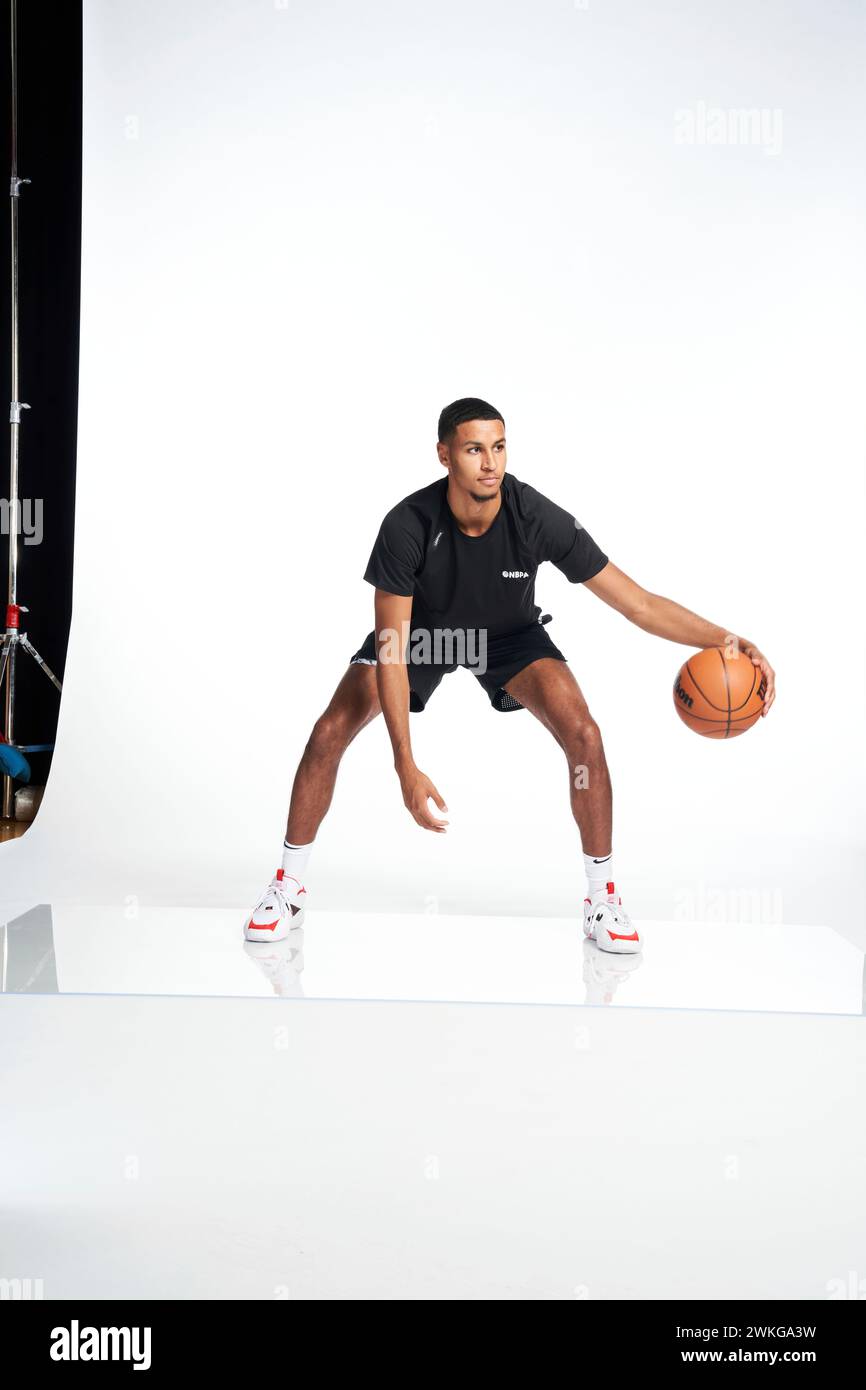 Portland Trail Blazers forward Kris Murray poses for a portrait on July ...