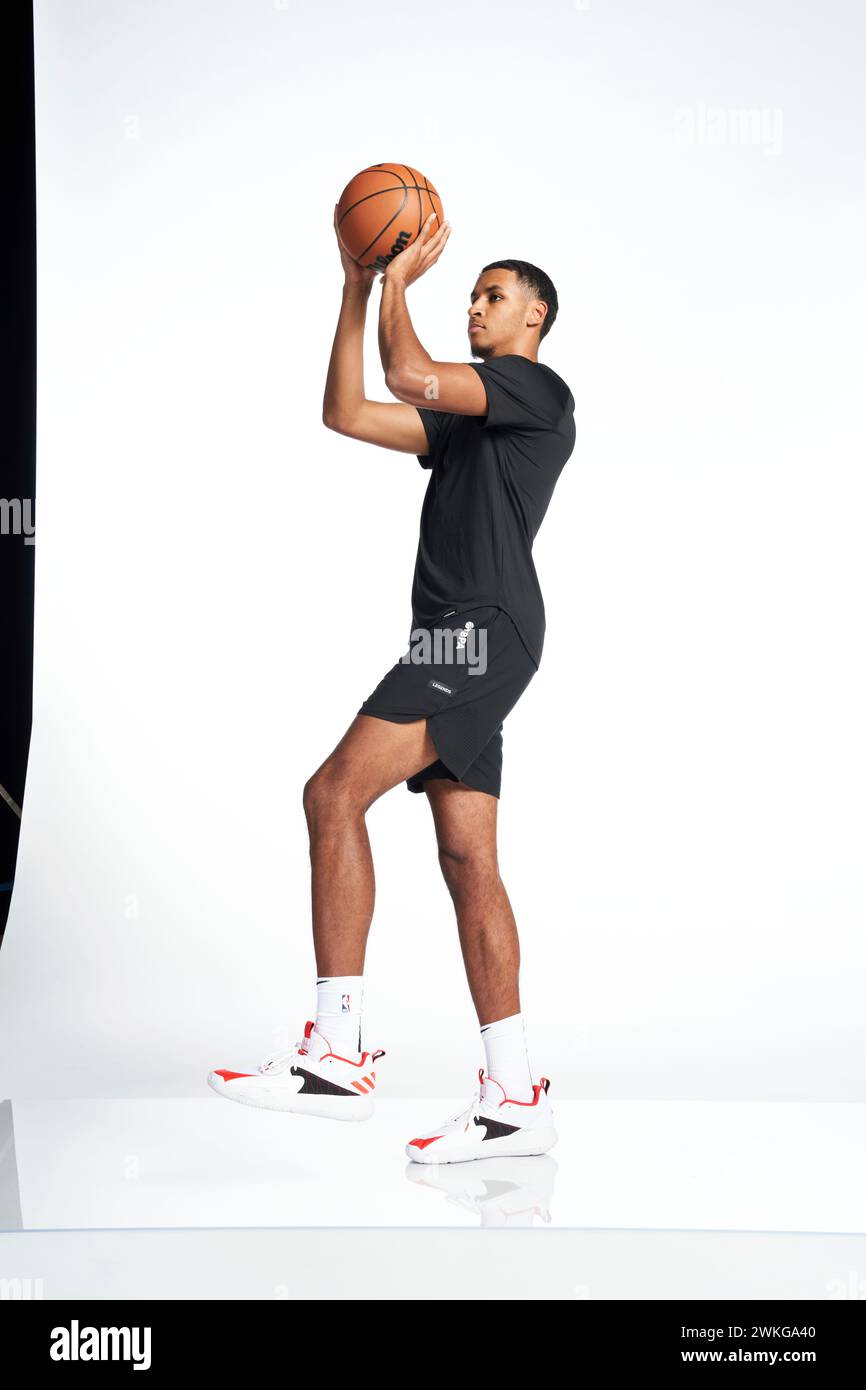 Portland Trail Blazers forward Kris Murray poses for a portrait on July ...